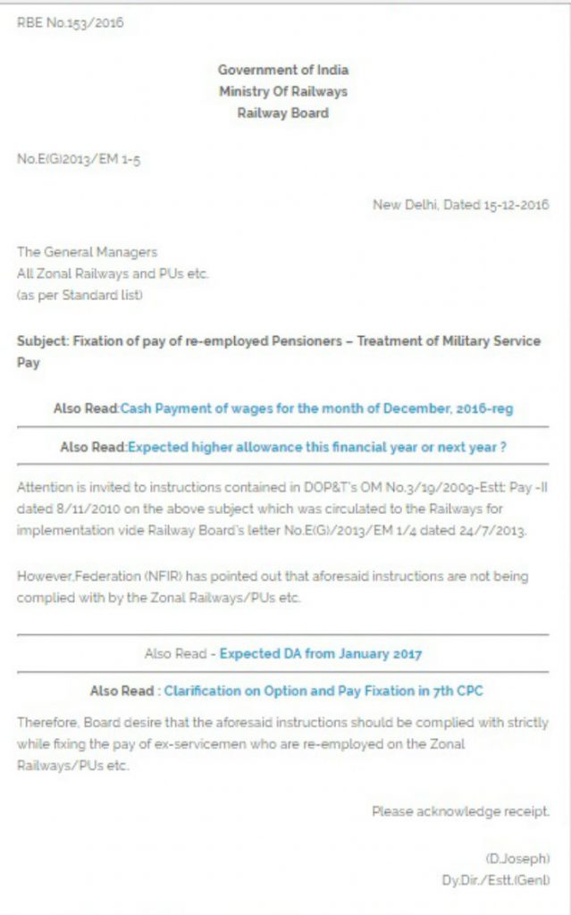 7th Pay Commission: National Federation of Indian Railwaymen demand ...