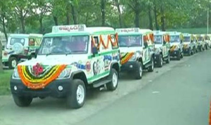 Hyderabad: Health Minister C Laxma Reddy inaugurates ‘102-Vehicle ...