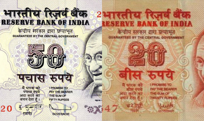 New Rs 20 & Rs 50 currency notes coming soon! What should be the colour ...