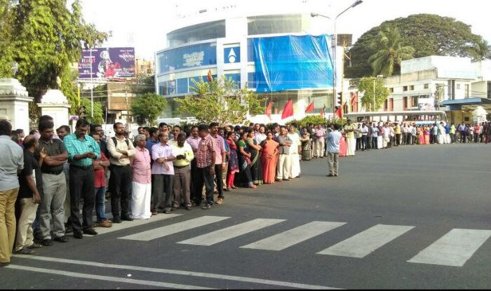 Kerala forms ‘700 km long human chain’ against PM Narendra Modi’s ...