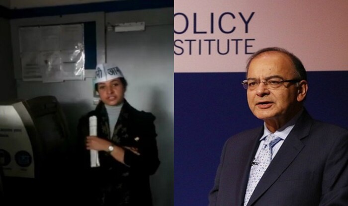 AAP MLA Alka Lamba posts video for Arun Jaitley, showing cashless ATMs ...
