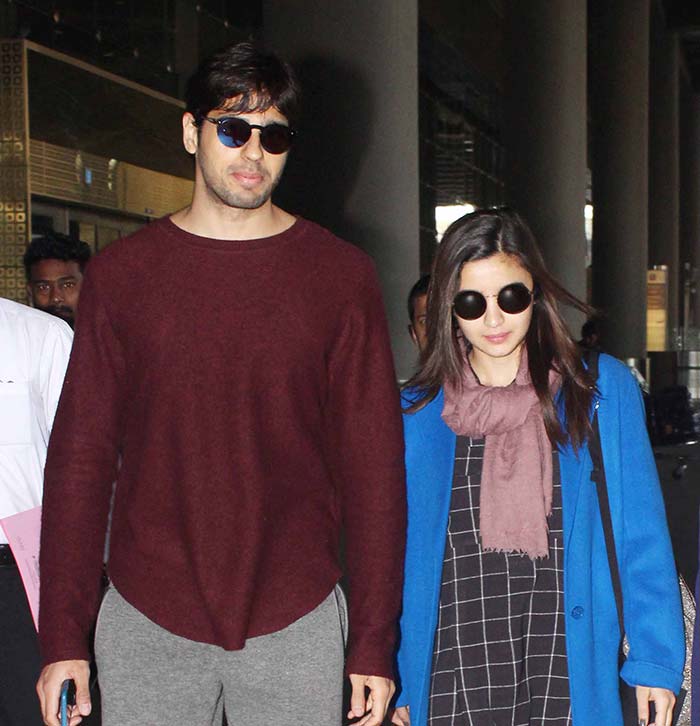 See Pictures: Alia Bhatt and Sidharth Malhotra return home from their ...
