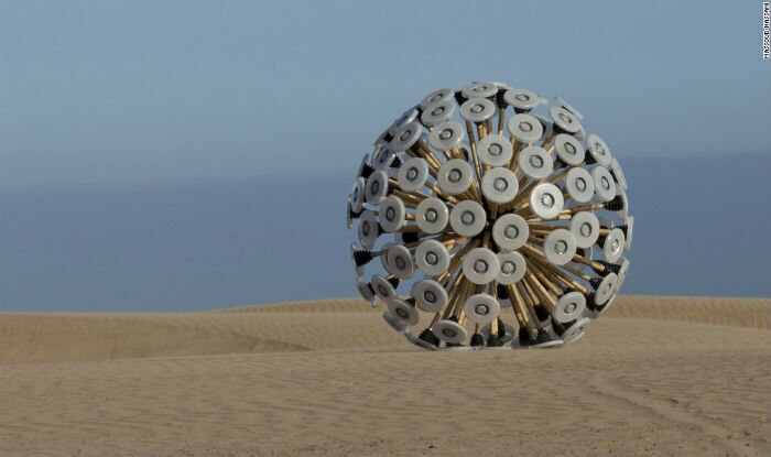 Afghan refugee designs tumbleweed-like anti-landmine exploder Mine ...