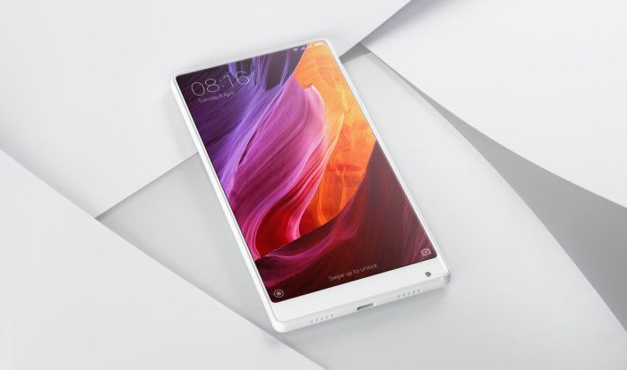 Xiaomi Mi Mix White with ceramic body and no bezels launched at CES ...