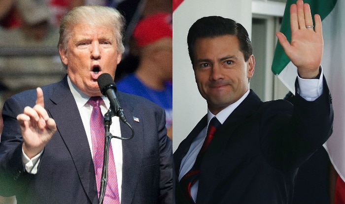 Donald Trump, Mexican president Enrique Pena Nieto to keep wall dispute ...