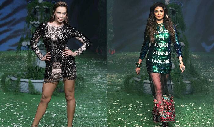 Woah! Iulia Vantur and Karishma Tanna scorch the ramp at Lakme Fashion ...