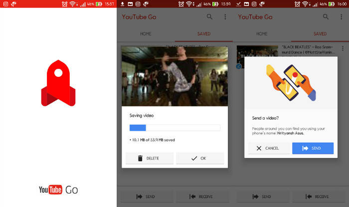 Youtube Go available for beta use in India now, watch and share videos ...