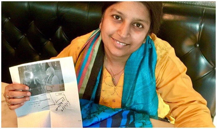 Shilpi asks PM Modi for Shiva stole and she gets it | शिल्पी ने पीएम ...