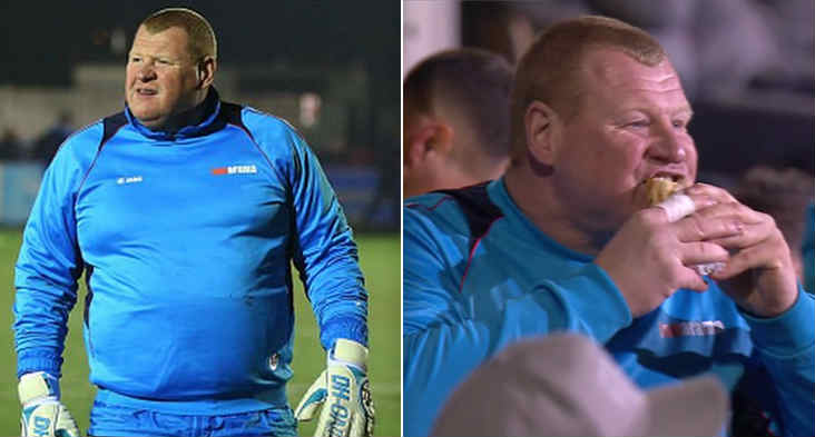 ‘Pie-eating’ Sutton United keeper Wayne Shaw likely to face FA sanction ...