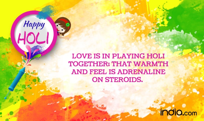 Holi Couple Quotes 50 Best Holi Wishes, Quotes And Captions For Social