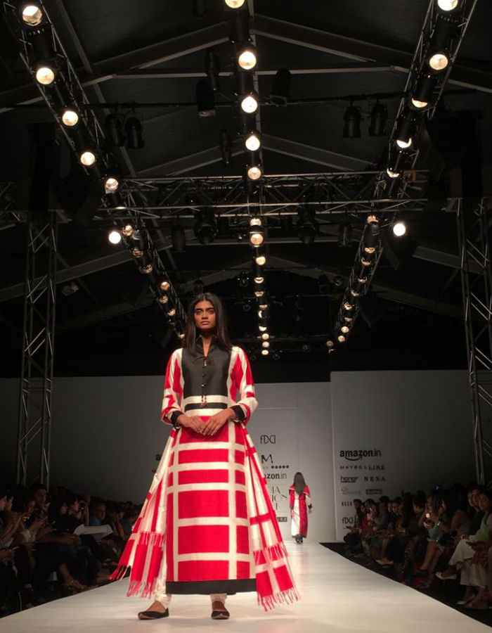 Madhu Jain and Krishna Mehta’s Ikat and handloom designs look out of ...