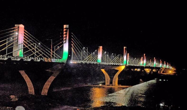 India’s longest cable-bridge in Bharuch inaugurated by PM Narendra Modi ...