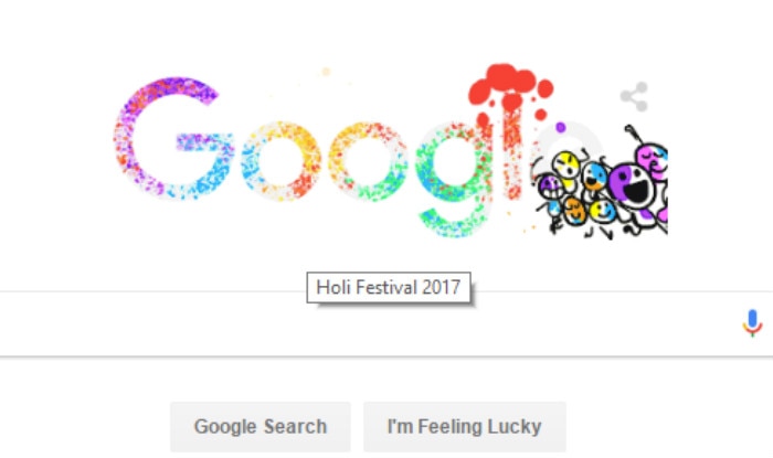 Holi Festival 2017: Google celebrates the Indian festival with ...