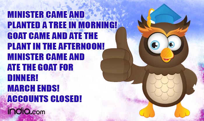 March Ending 2017 Jokes: Funny Financial Year Ending Quotes, SMS ...