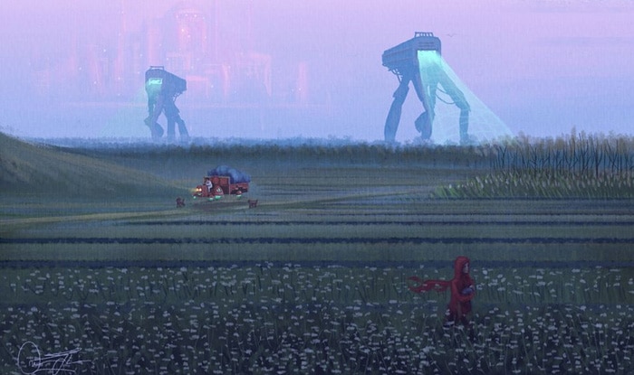 Pakistani artist Omar Gilani’s Sci-Fi illustrations of his country are ...