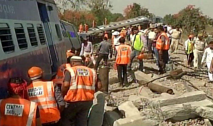Mahakaushal Express derailment: Accident happened due to crack in track ...