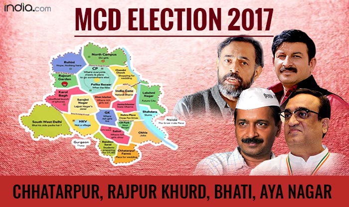 MCD Election Results 2017: BJP wins in Chhatarpur, Bhati; Congress gets ...