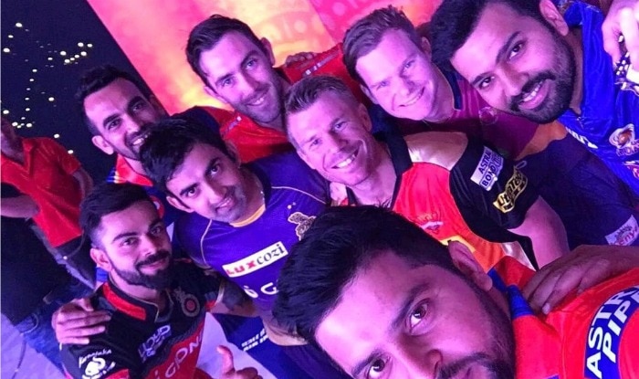 IPL 2017: Virat Kohli shares ‘cricket selfie’ of IPL 10 captains ...