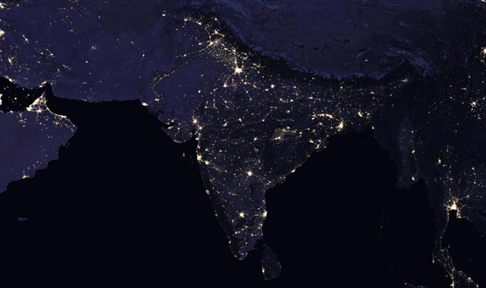 NASA releases beautiful night pictures of India and globe at night ...
