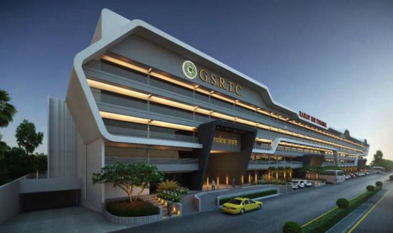 Rajkot Bus Terminal pictures viral on WhatsApp! GSRTC’s swanky new bus ...