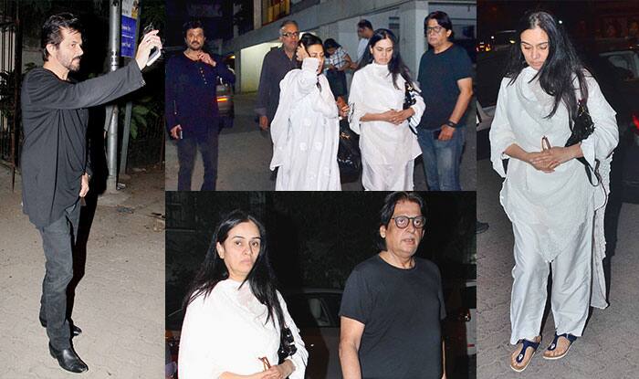 Anil Kapoor, Padmini Kolhapuri attend Sonam Kapoor’s maternal ...