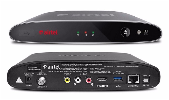 airtel internet tv hybrid set up box launched | स्टैंडर्ड टीवी को ...