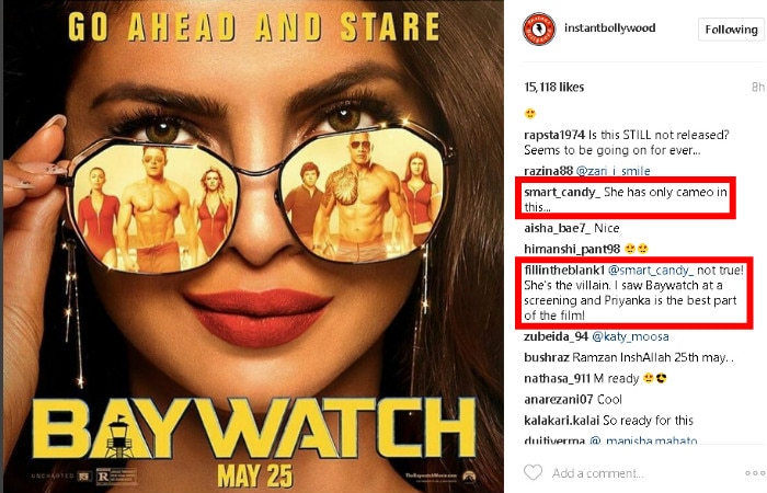 Baywatch new poster: Priyanka Chopra’s villainous look will make your ...