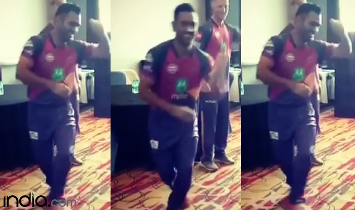 IPL 2017: MS Dhoni shows off his amazing dancing skills, Ben Stokes is ...