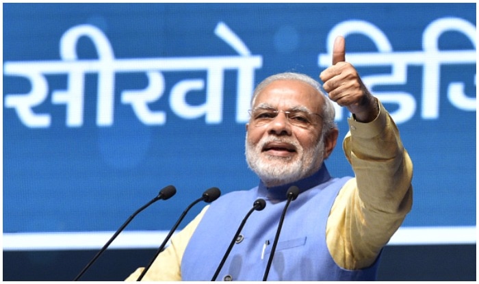 PM Narendra Modi launches Bhim-Aadhaar platform for merchants | अब अंगूठा लगाने से होगा पेमेंट ...