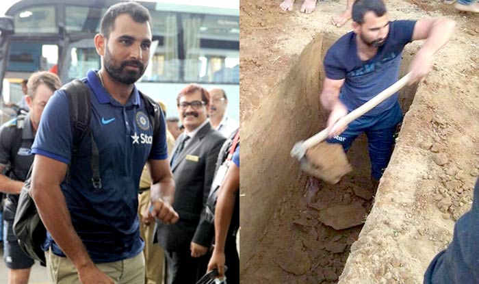 Mohammed Shami posts SHOCKING picture of digging his father’s grave ...