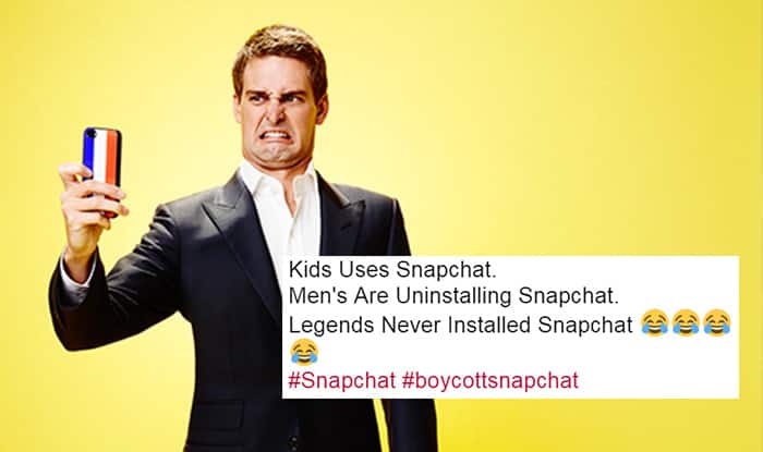 Snapchat India users delete the app, trend #BoycottSnapchat protesting ...