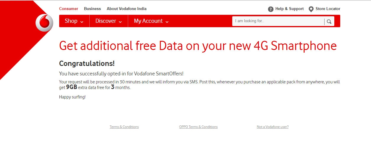 Vodafone offers 9 GB free data to subscribers, new tarrif to counter ...