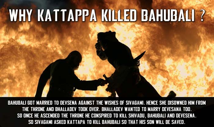 Why Kattappa Killed Bahubali real story revealed! Baahubali 2 suspense solved at last? | India.com