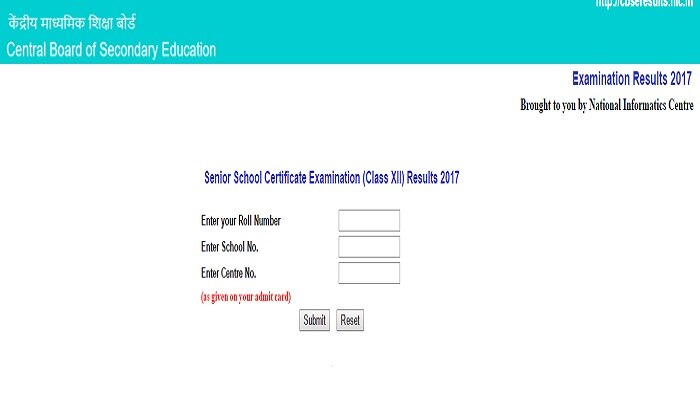 CBSE Board 12th Class Results 2017 Declared Now at cbseresults.nic.in ...