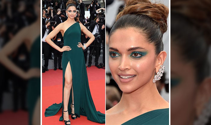 Cannes 2017: Deepika Padukone shows off her sexy legs in a thigh high ...