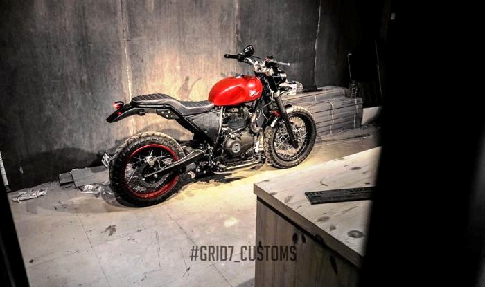 This modified Royal Enfield Himalayan Scrambler keeps the retro classic ...