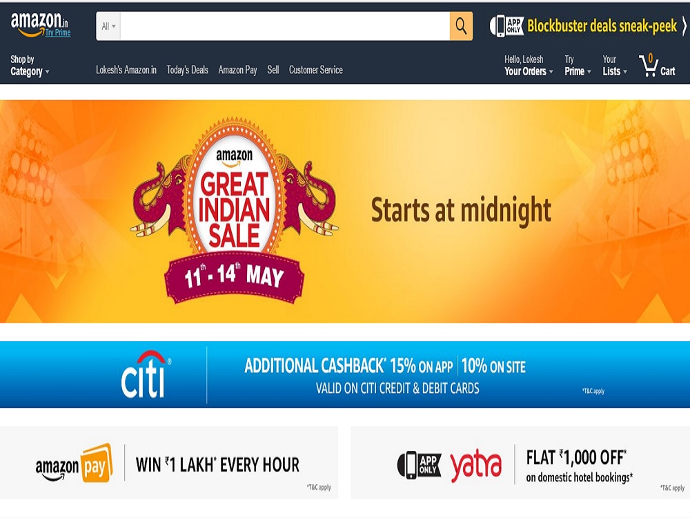 Amazon Great Indian Sale starts today, offers up to 80% discounts on ...