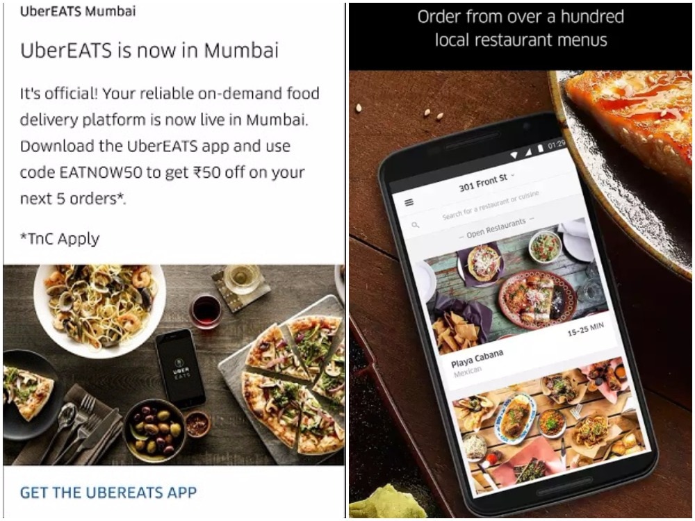 UberEats launched in Mumbai, to take on Zomato, Swiggy | India.com