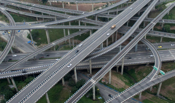 China’s Chongqing interchange is a ‘spaghetti-shaped maze’! Pictures of ...