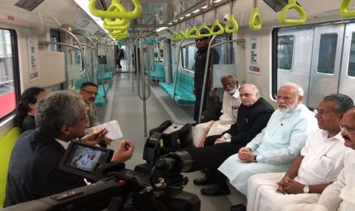 PM Narendra Modi inaugurates Kochi metro, takes ride; Here are few ...