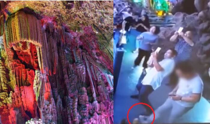 Ancient Chinese Limestone destroyed: Watch video of tourist breaking ...