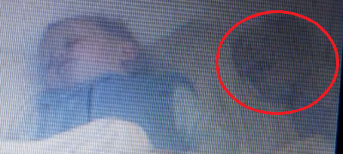 Ghostly baby lying next to 18-month-old caught on camera! See Pictures ...