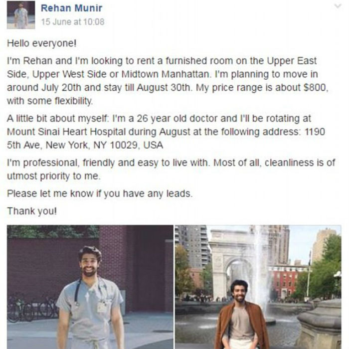 Hot Pakistani doctor’s ad for a house in New York made him internet’s ...