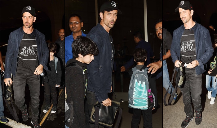 Hrithik Roshan and sons off to London to celebrate Father’s day – view ...