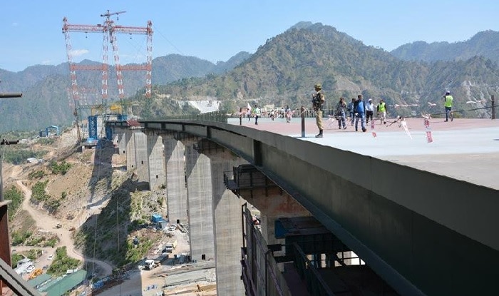 Katra-Banihal Rail link in Jammu and Kashmir is highest railway bridge ...
