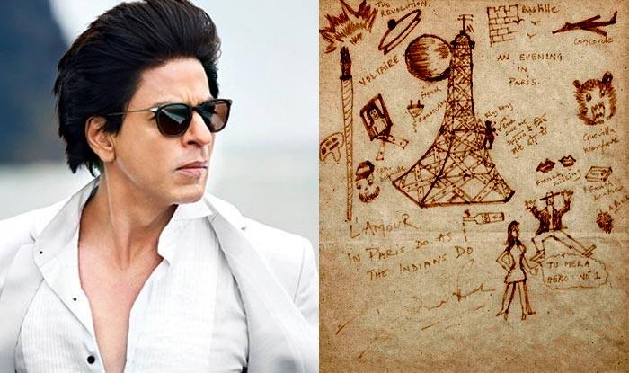 Shah Rukh Khan’s Paris doodle is fake, SRK never drew it! | India.com