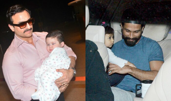 Pictures Of Shahid Kapoor Meeting Misha And Saif Ali Khan Leaving With ...