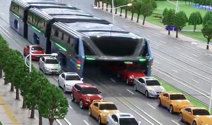 China’s Elevated Transit Explore Bus that Became Viral Last Year is ...