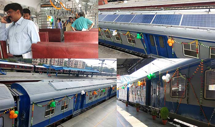 Railways Launches India’s First 1600 HHP Solar DEMU Train | India.com
