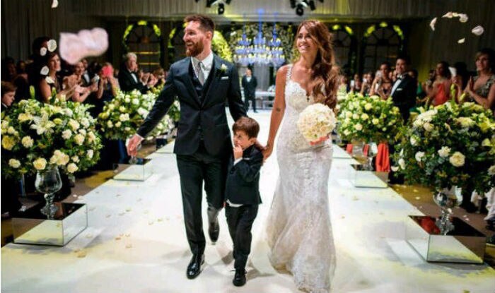 Lionel Messi Marries Childhood Sweetheart Antonella Roccuzzo Check